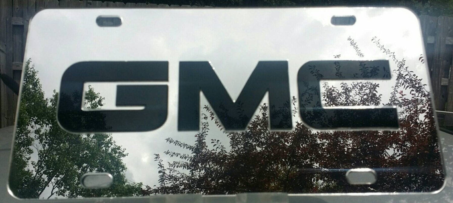 GMC Mirror License Plate - Etsy
