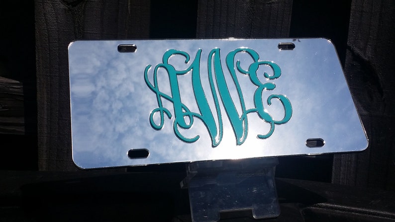Custom Turquoise License Plate Car Tag Personalized Car Tag | Etsy