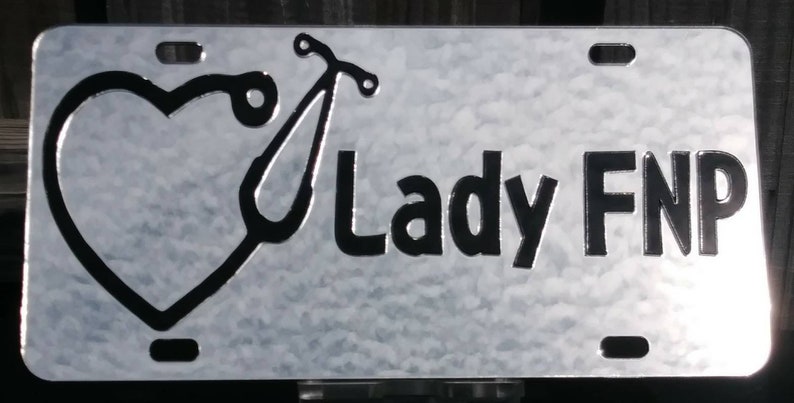 Nurse License Plate, Stethoscope License Plate, Medical License Plate ...