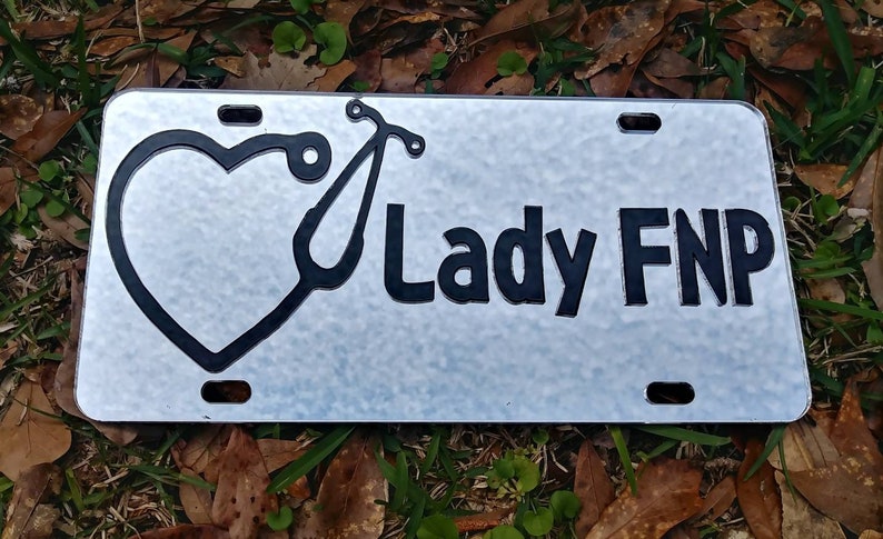 Nurse License Plate Stethoscope License Plate Medical | Etsy