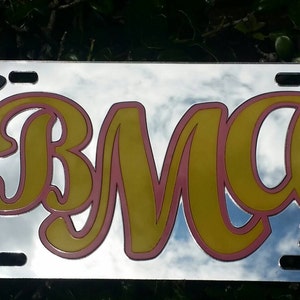 Custom Mirror License Plate, Car Tag, Personalized Car Tag, Custom ...