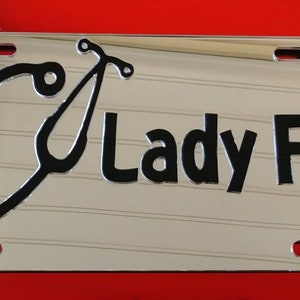 Nurse License Plate, Stethoscope License Plate, Medical License Plate ...