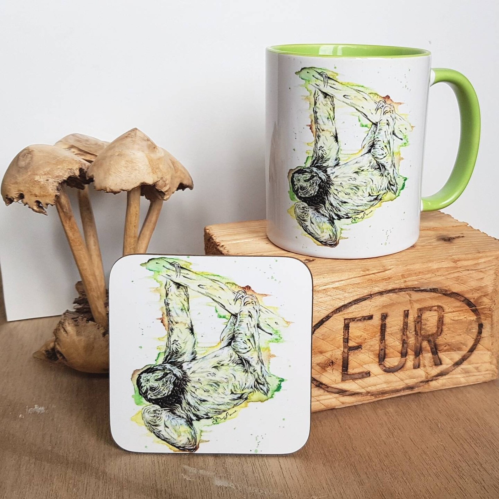 Sloth coffee mug cute animal mugs sloth lover gifts lazy | Etsy