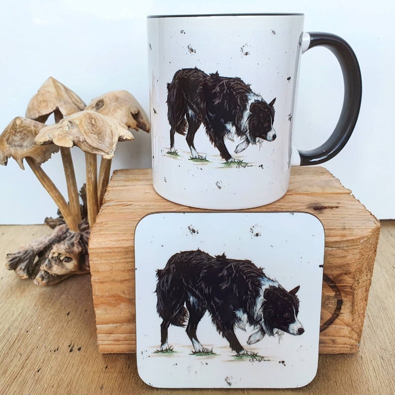 Border Collie Coffee Mug Dog Lover Gift Herding Sheepdog - Etsy UK