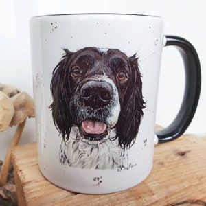 English Springer Spaniel Coffee Mug, Cute Dog Print, Dog Lover Gifts ...