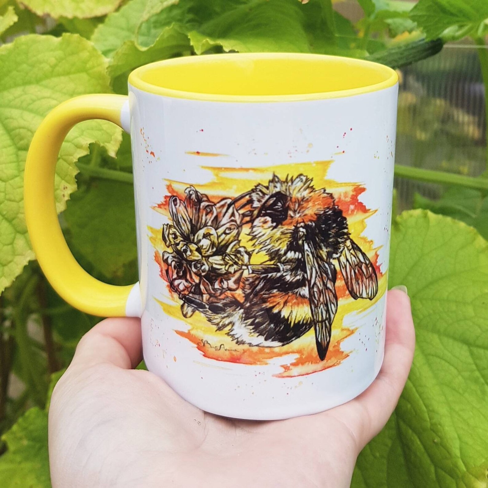 Bumble Bee Coffee Mug Queen Bee Bumble Bee Gifts Yellow - Etsy UK