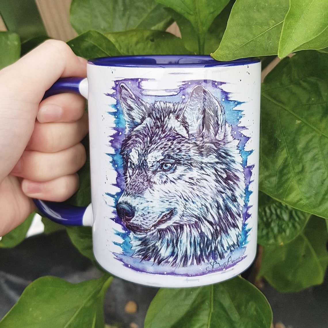 Timber Wolf Coffee Mug Wolf Lover Gifts Spirit Animal Witch - Etsy