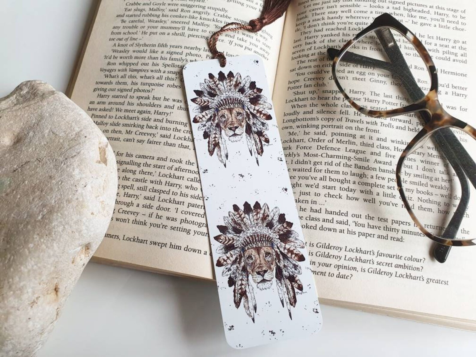 Native American Metal Bookmark Lion Bookmark Wildlife - Etsy UK