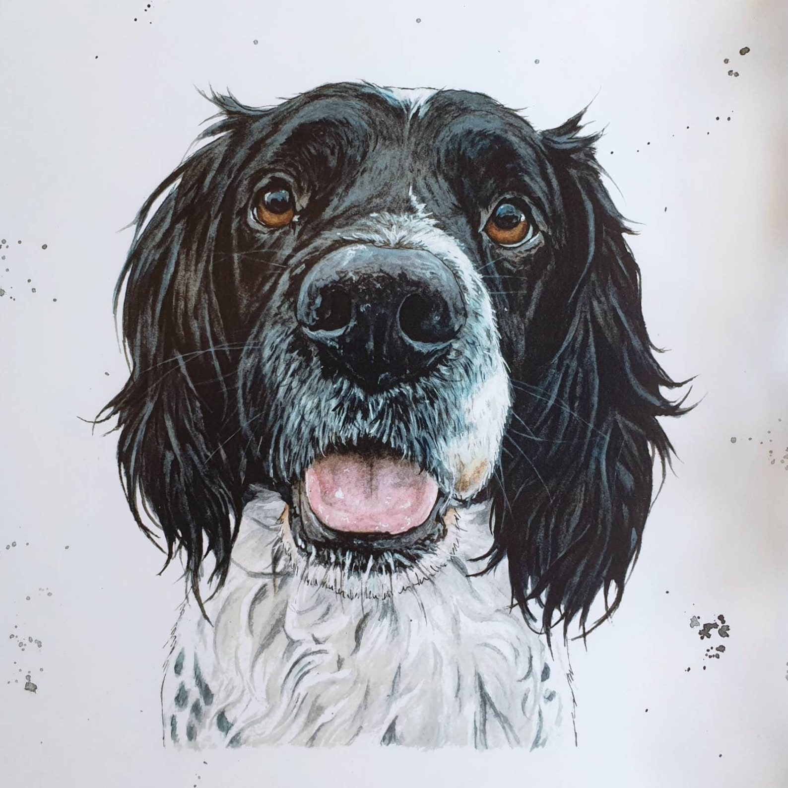 English Springer Spaniel Dog Print Dog Lover Gifts Pet - Etsy