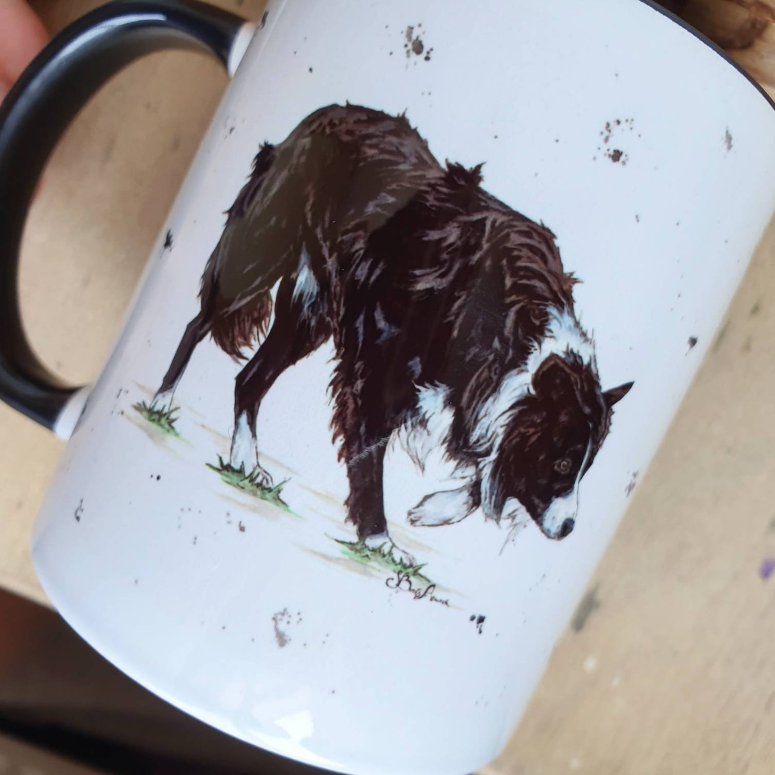 Border Collie Coffee Mug Dog Lover Gift Herding Sheepdog - Etsy UK