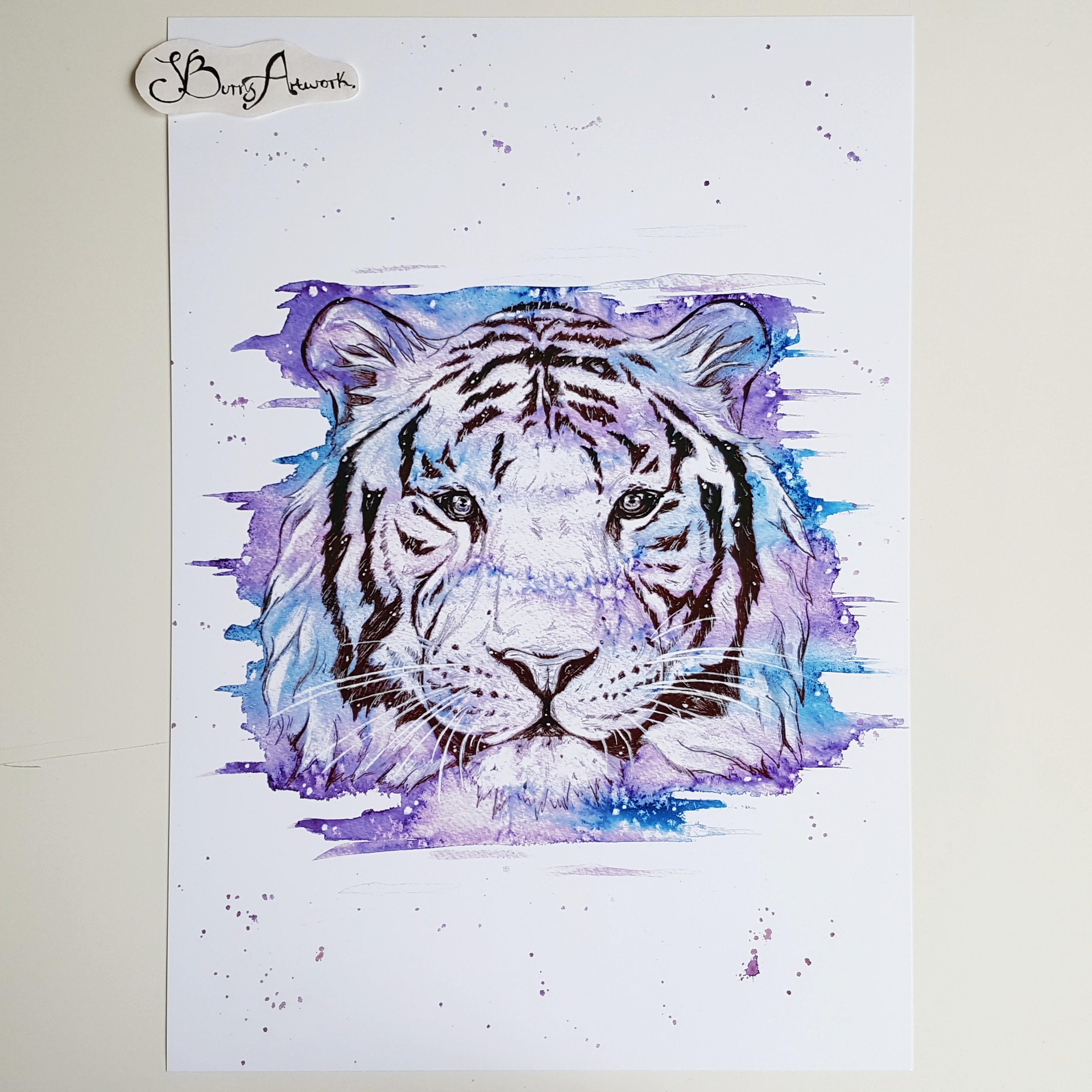 Tiger Tiger Head Jungle Animals Tiger Print Tiger Art - Etsy