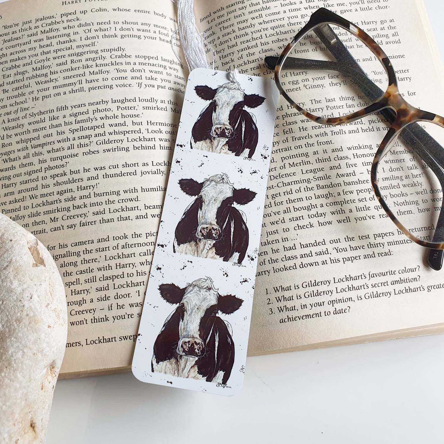 Metal dairy cow bookmark cow lover gifts farming gift | Etsy
