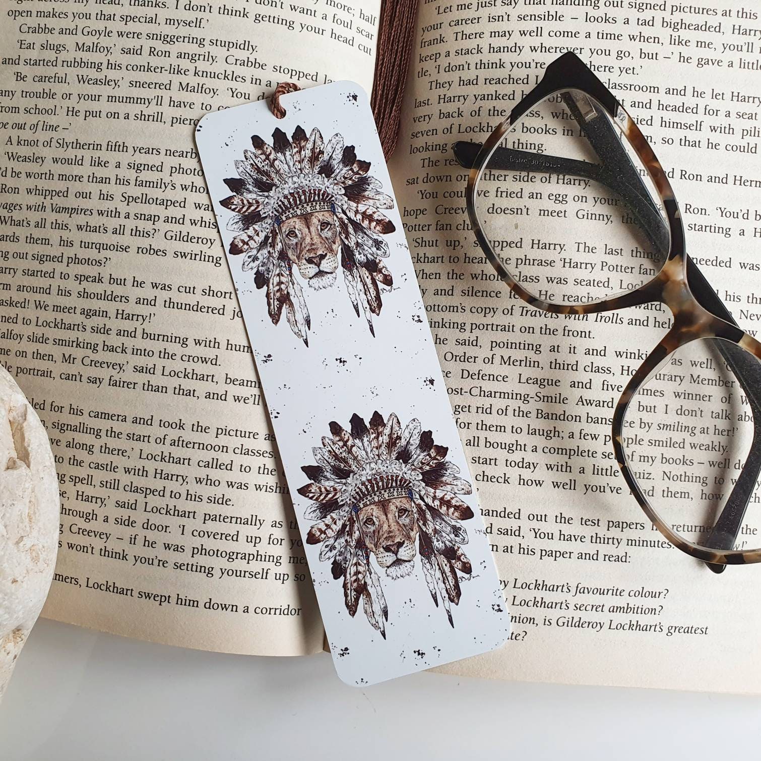 Native American Metal Bookmark Lion Bookmark Wildlife | Etsy UK