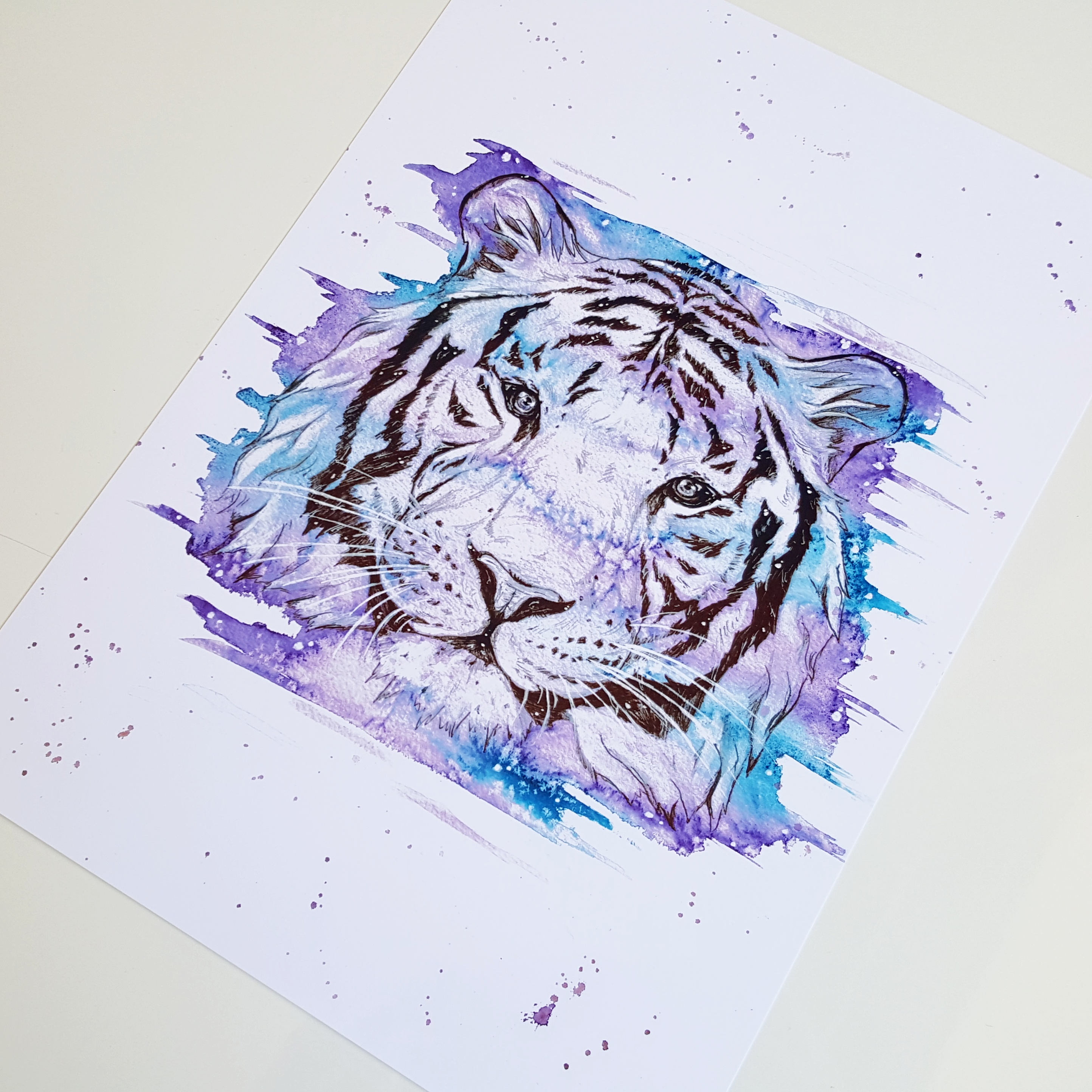 Tiger Tiger Head Jungle Animals Tiger Print Tiger Art - Etsy
