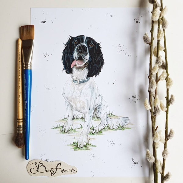 Springer Spaniel Art - Etsy