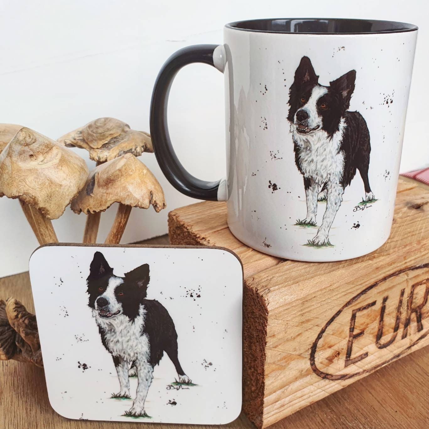 Border Collie Coffee Mug Border Collie Gifts Pet Portrait - Etsy