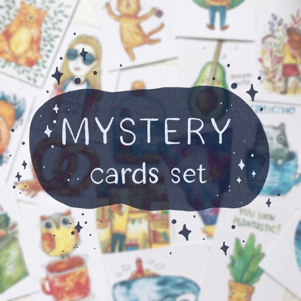 Surprise Pack of Greeting Cards - Etsy