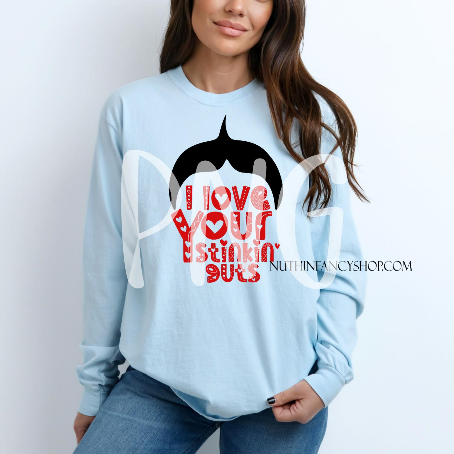 Alfalfa I Love Your Stinkin Guts Png SVG Instant Download Digital ...