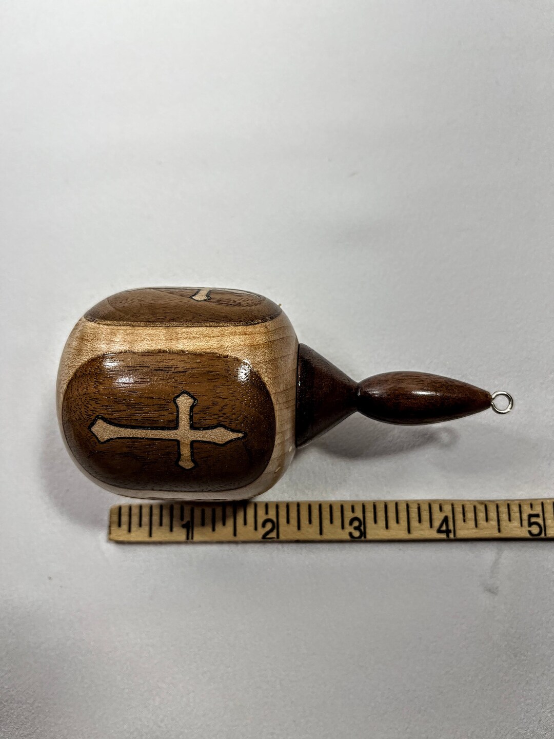 Cross Inlay, Wooden Ornament Holiday Heirloom Quality, Beautiful ...