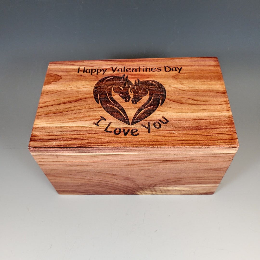 Horse Themed Valentine Love Box Goodie Box Jewelry Box - Etsy