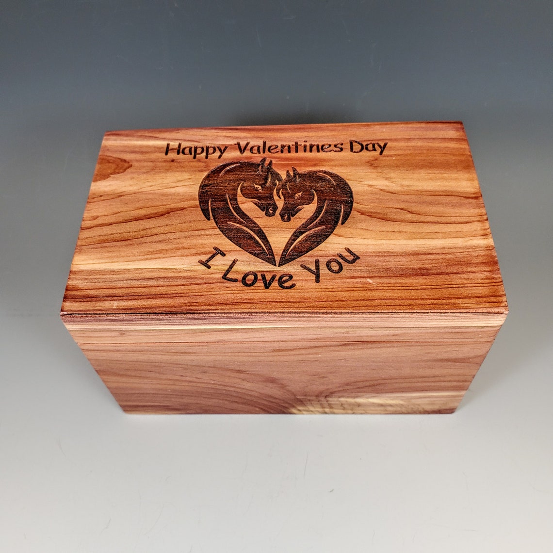 Horse Themed Valentine Love Box Goodie Box Jewelry Box - Etsy