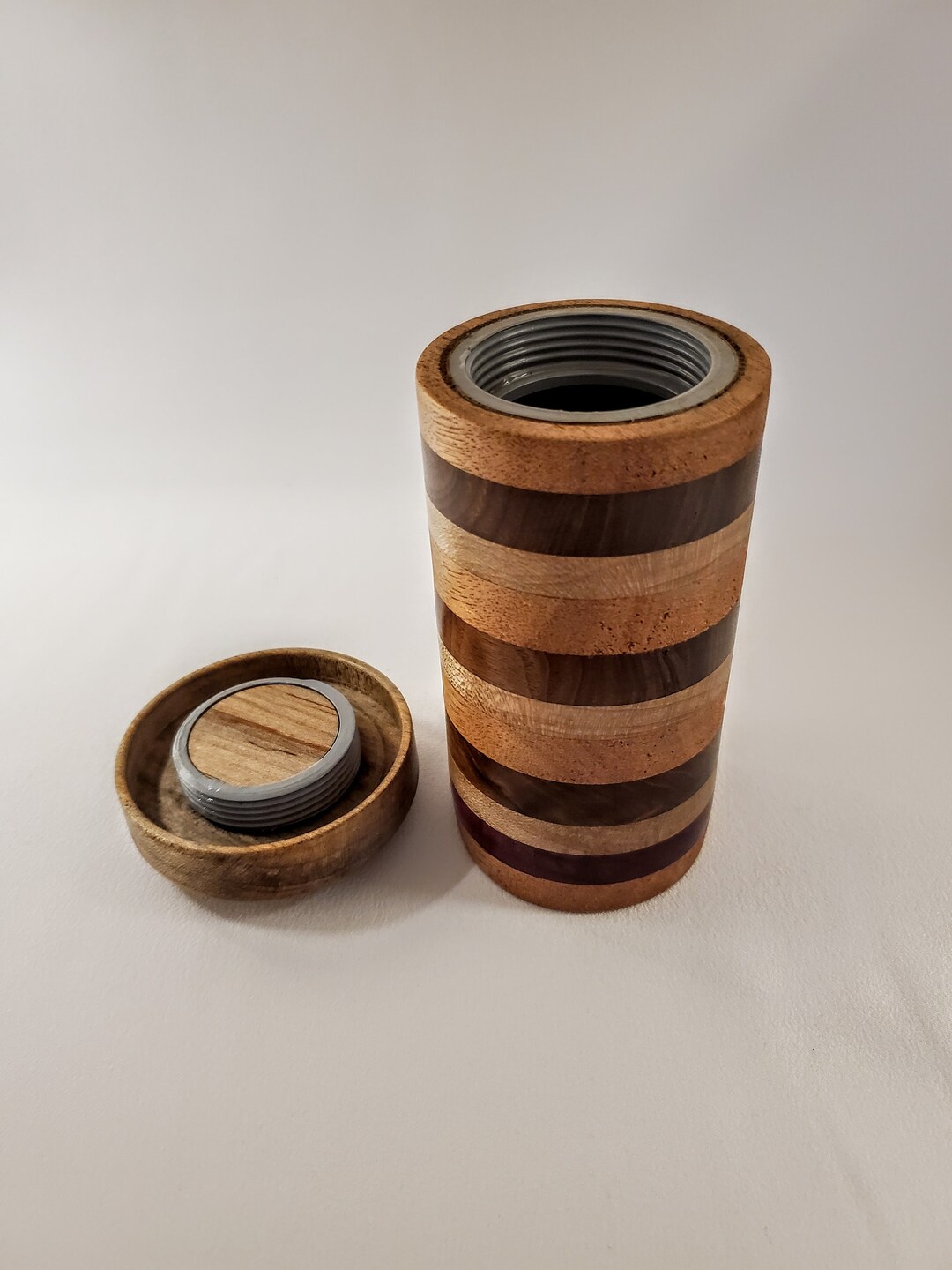 Colorfully Designed Round Box Air Tight Threaded Lid - Etsy UK