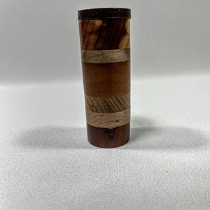 Round Wood Tube Box, Unique Woods Store, Pills, Needles and Pins ...