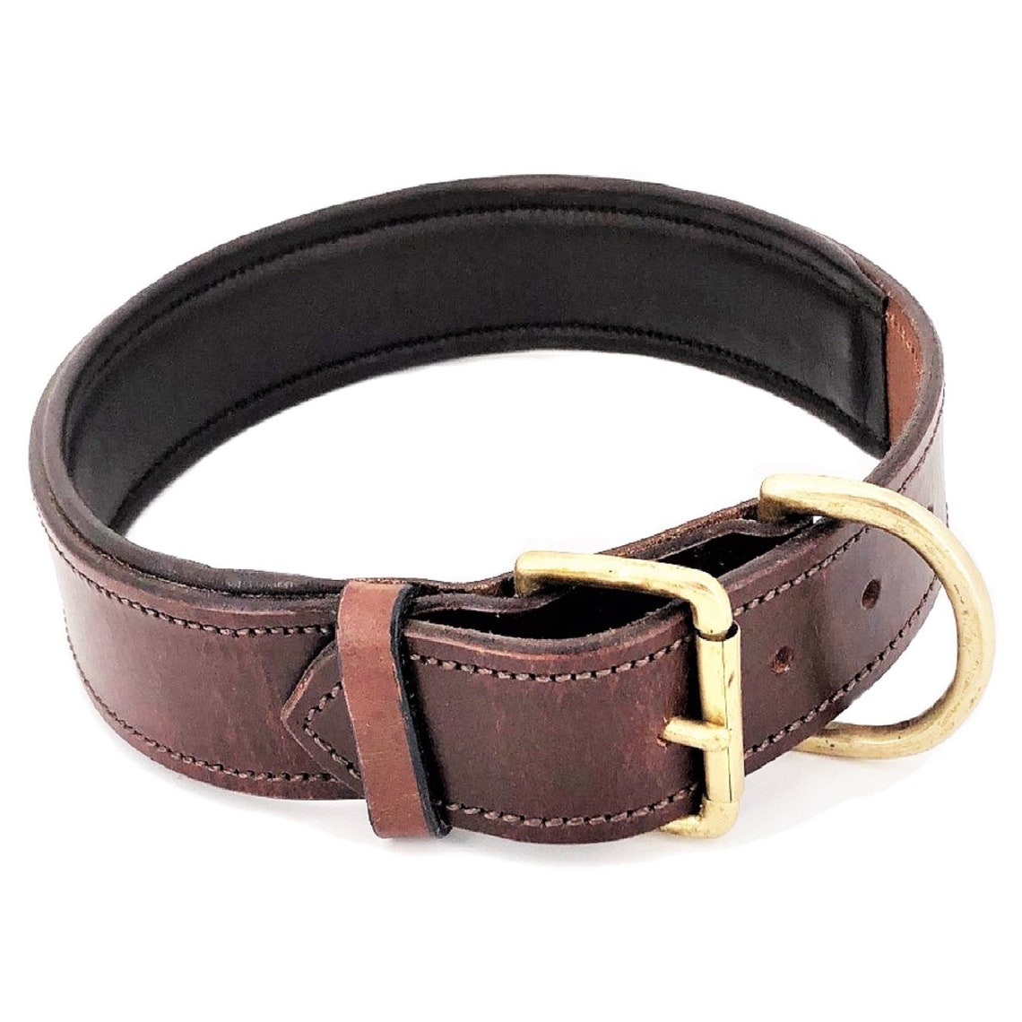 1.5 Width Padded Dog Collar HEAVY DUTY Genuine Real - Etsy