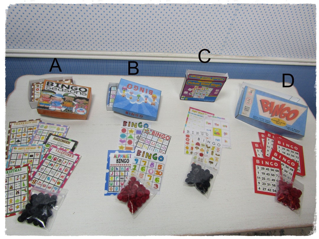 Miniature Bingo Game Twinkles Blythe Holala Mui Chan Play Scale Lati ...