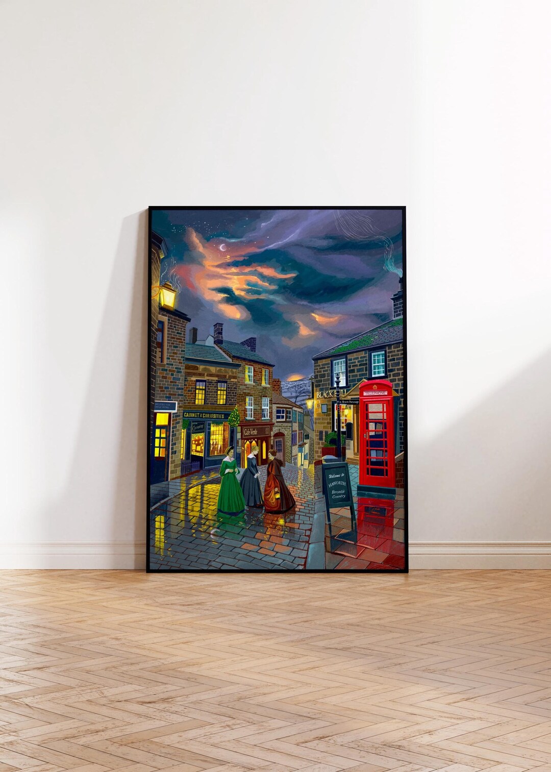 Haworth, Brontë Country, West Yorkshire, Artwork Print, A5, A4, A3, A2 ...