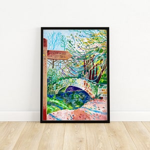 Leeds England, Meanwood Park, Yorkshire, Leeds Art Print, Leeds Poster ...