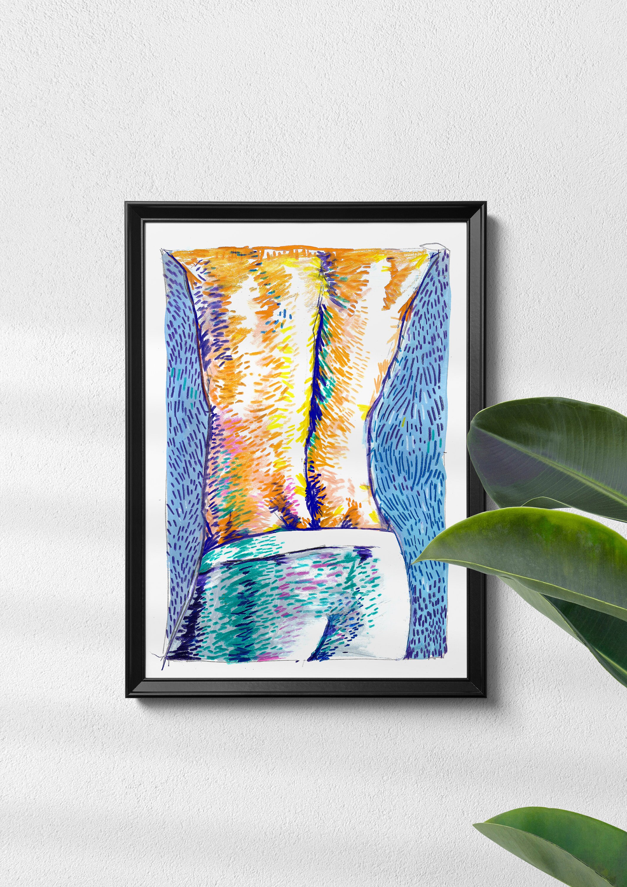 The Male Form - Set of 3 X A4/A3 Prints, Gay, Artwork, Illustration ...
