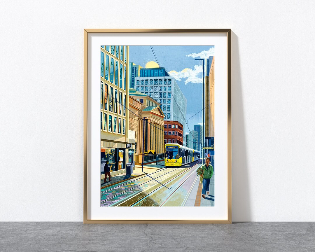 Manchester Art Gallery, Mosley Street, Artwork Print, A4, A3, A2 - Etsy