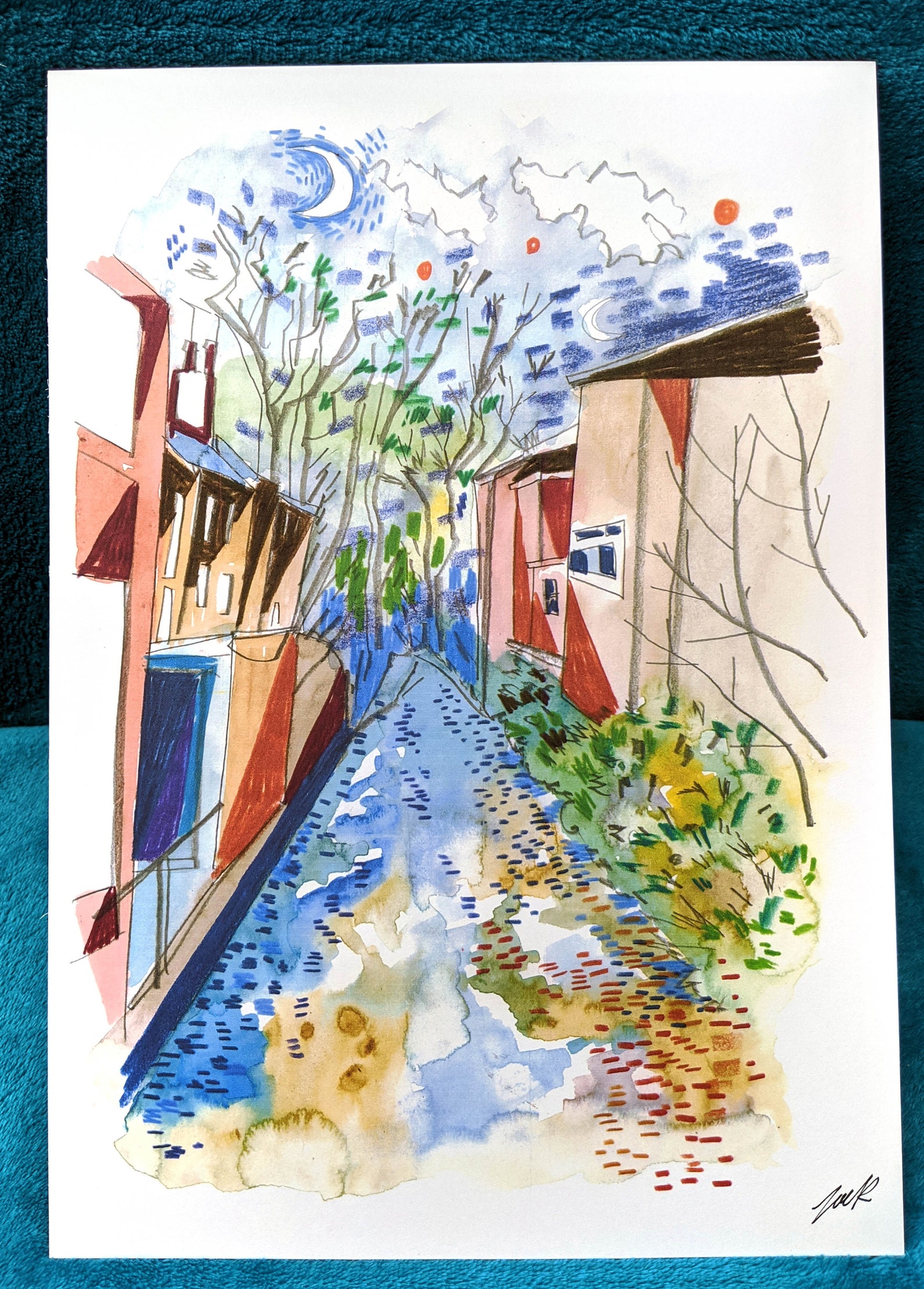 Leeds Artwork Print Meanwood Magical River Scene - Etsy UK