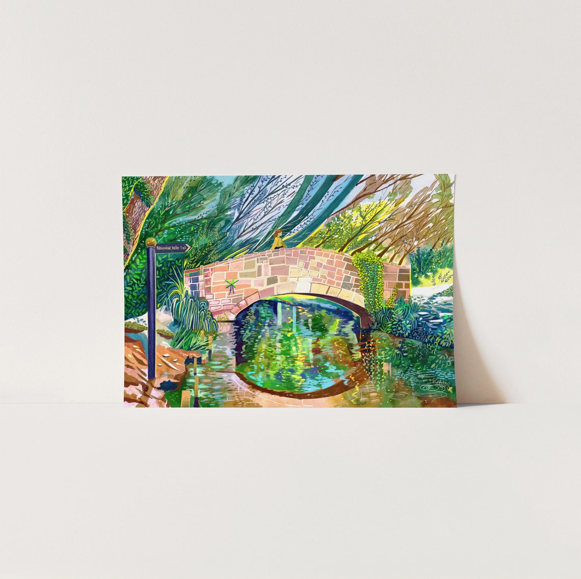 Leeds England, Meanwood Park, Meanwood Valley Trail, Leeds Art Print ...