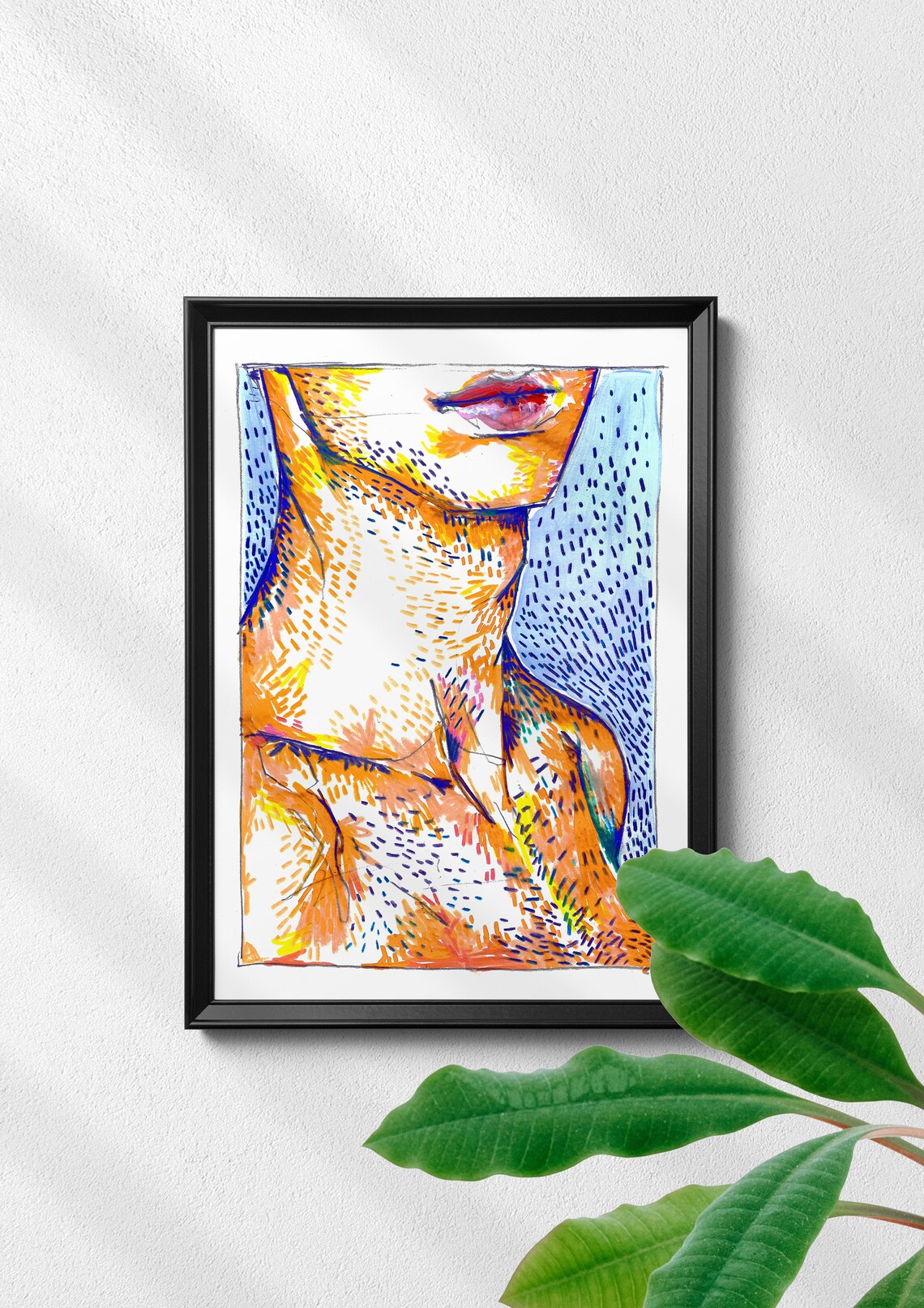 The Male Form - Set of 3 X A4/A3 Prints, Gay, Artwork, Illustration ...