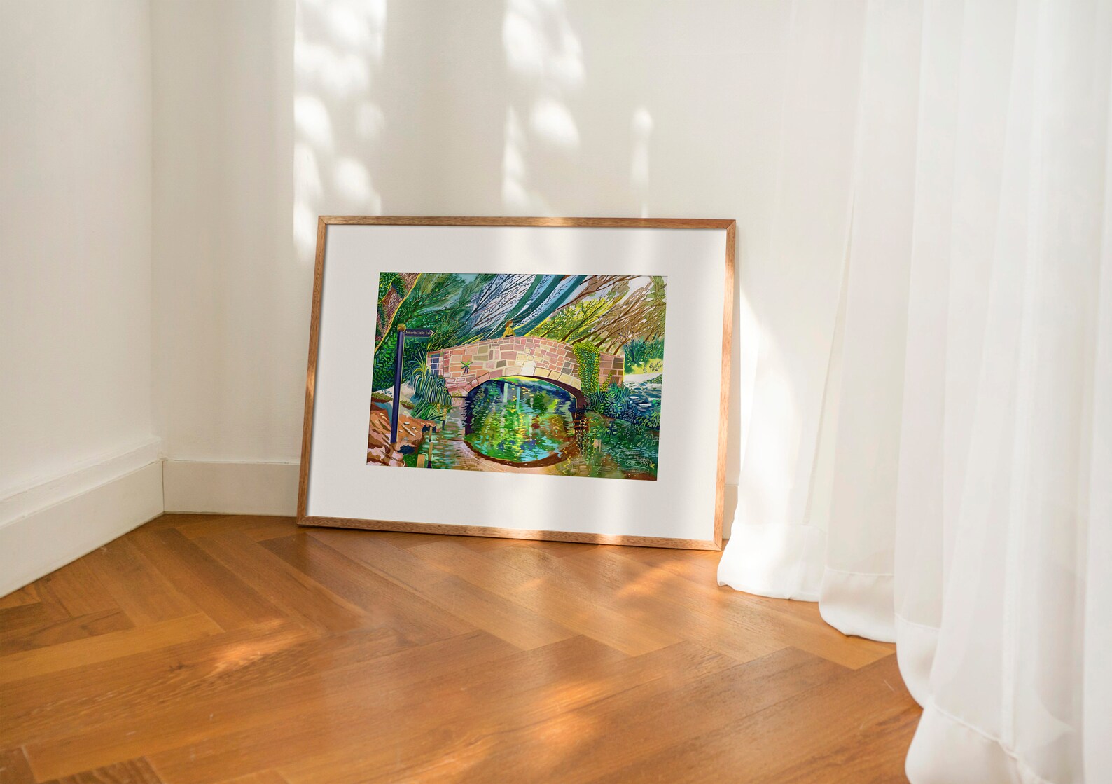 Leeds England, Meanwood Park, Meanwood Valley Trail, Leeds Art Print ...