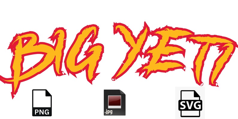 Kansas City PNG; Big Yeti; Digital Download, Sublimation, Png, Jpg, Svg ...