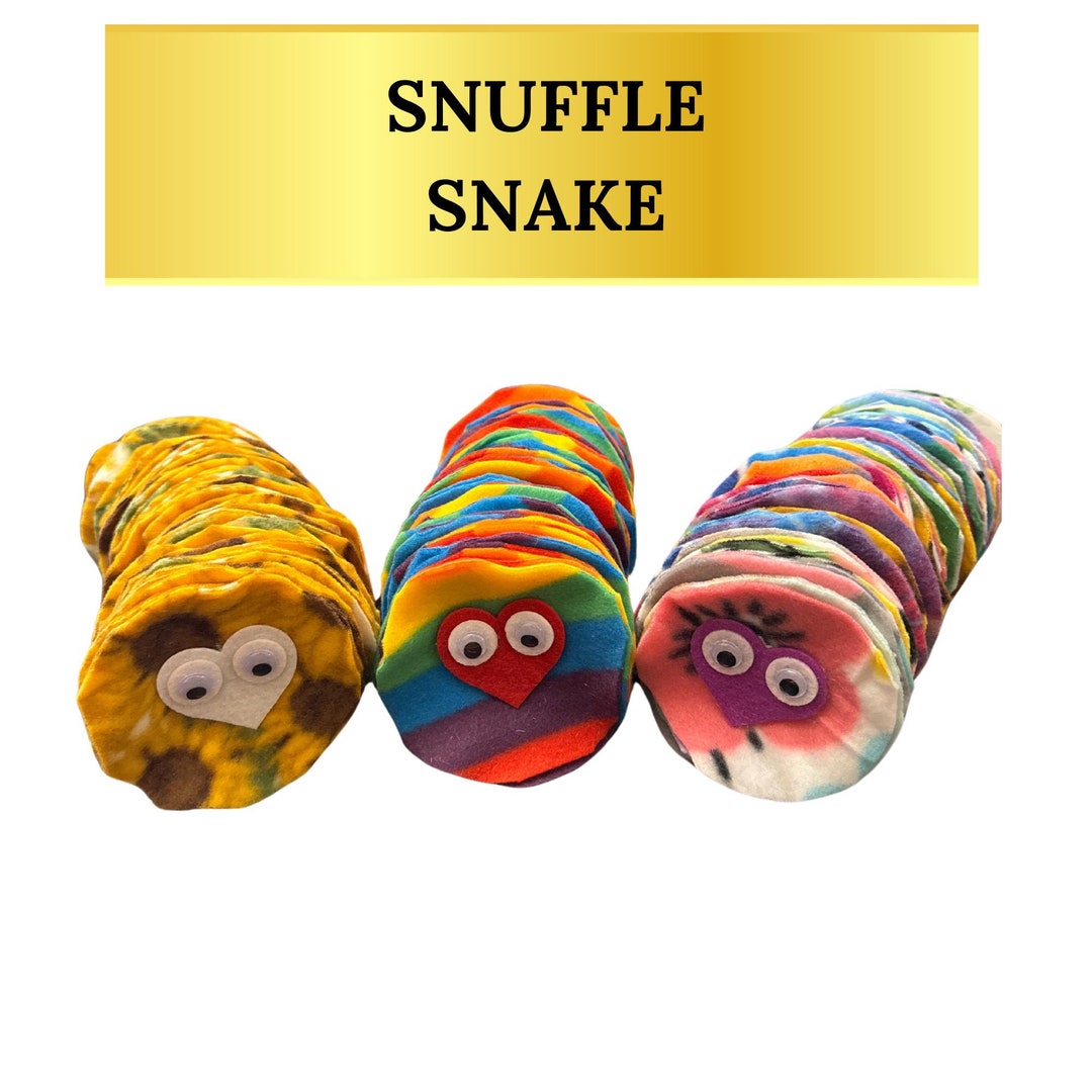 Interactive Snuffle Snake Toy for Cats and Dogs - Soft Fleece Snuffle ...