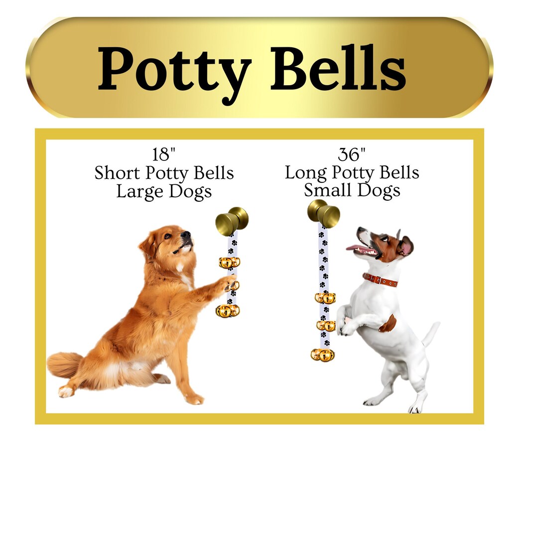 Potty Bells for Dogs - Dog Potty Training Door Bells Paw Bells and ...