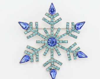 Snowflake brooch | Etsy