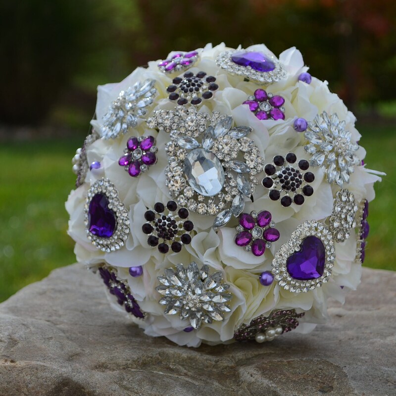 Broach Bouquet - Etsy