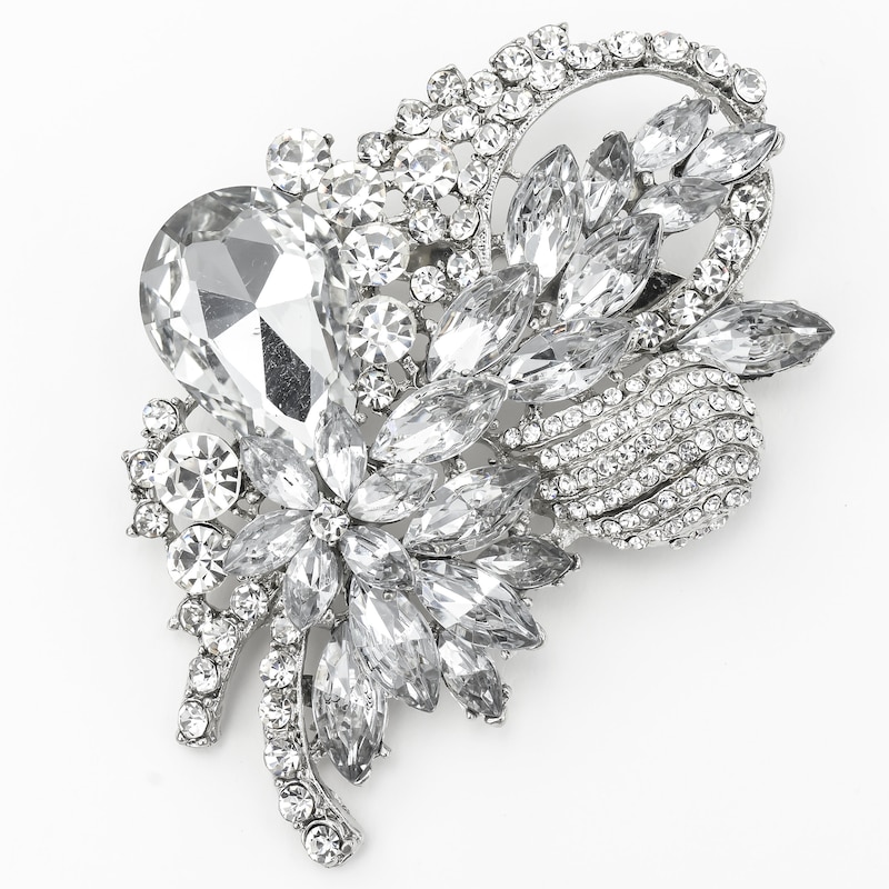 Crystal Brooch Pin - Etsy