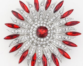 Red Brooch Bouquet | Etsy