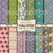 50%_OFF SALE___12 Color Set Pattern Digital Paper Pack, Scrapbook ...