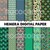 50%_OFF SALE___12 Color Set Pattern Digital Paper Pack, Scrapbook ...