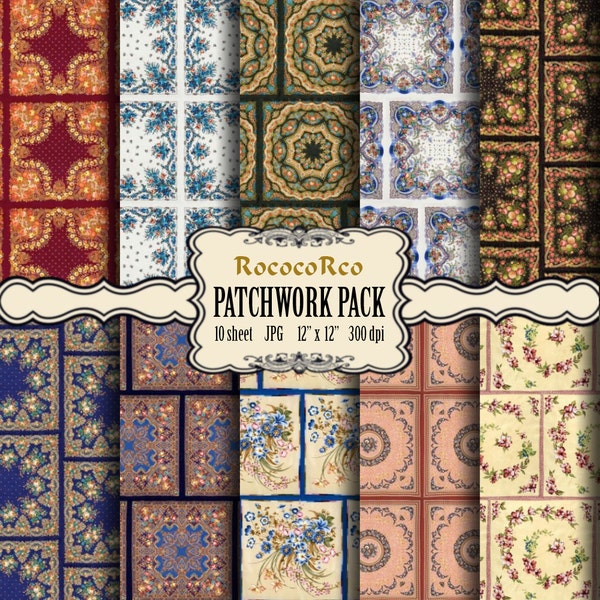 Patchwork Collage - Etsy