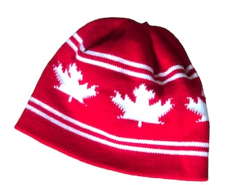 Maple Leaf Beanie - Etsy