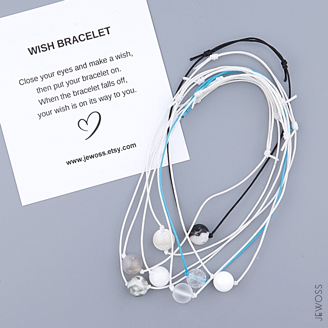 Make a Wish Gift Made of White or Clear Crystals. Birthstone Energy ...