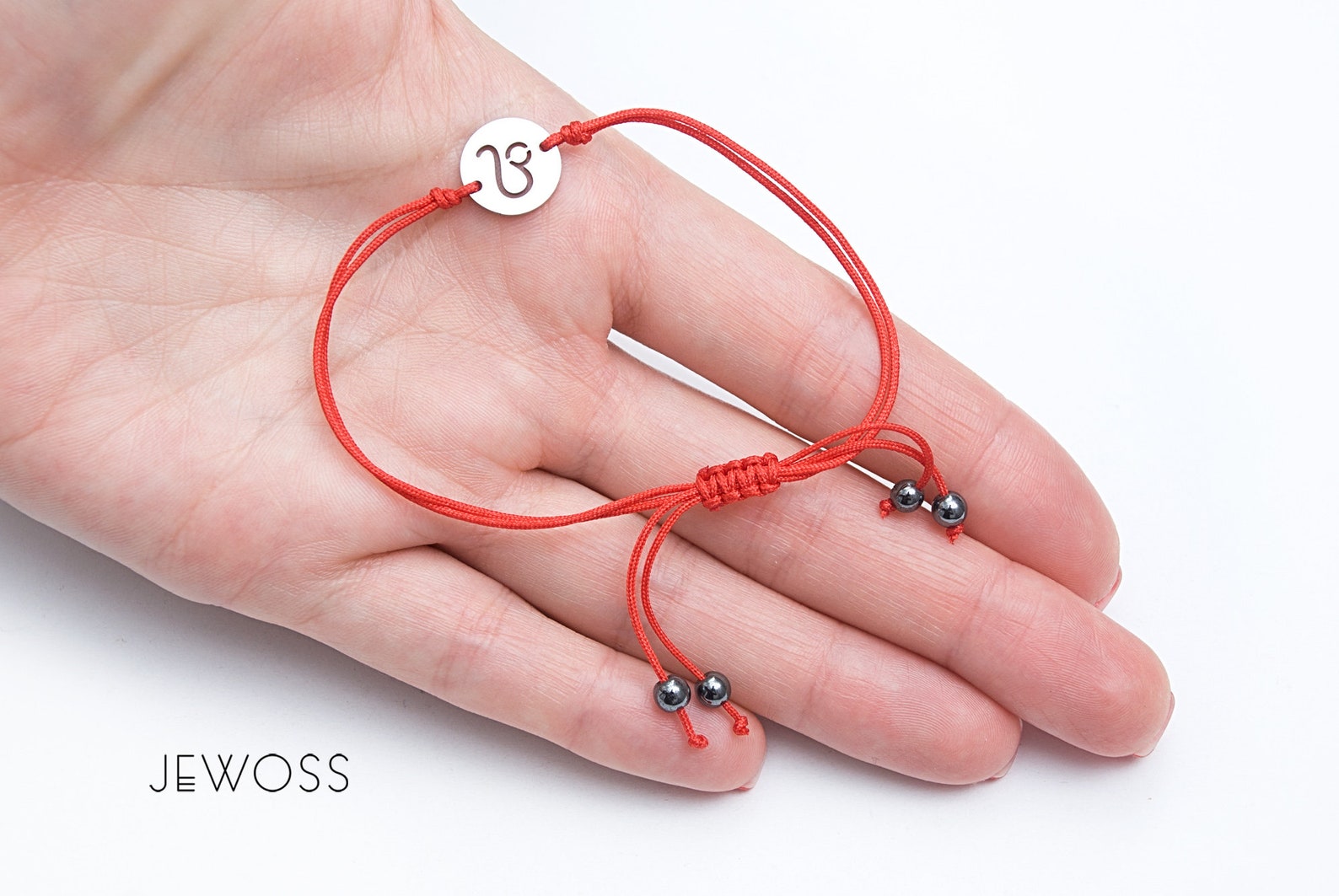 Leo Sign Cord Bracelet. Zodiac String Bracelet. Hematite - Etsy
